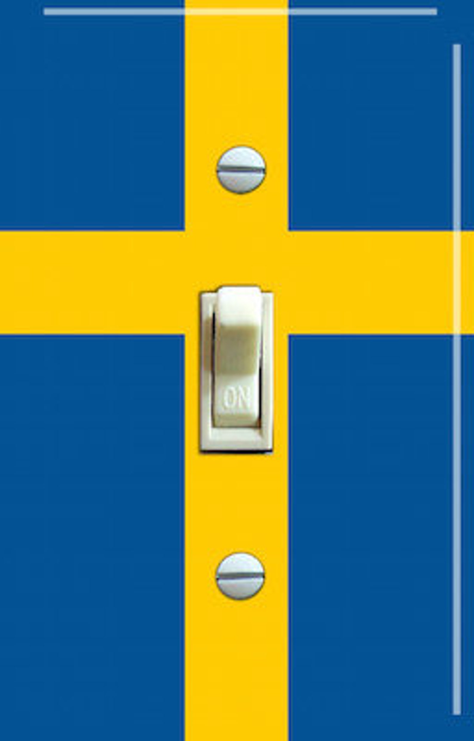 Swedish Flag, Switch Plate Cover, Light Switch Cover, Wall Plate ...