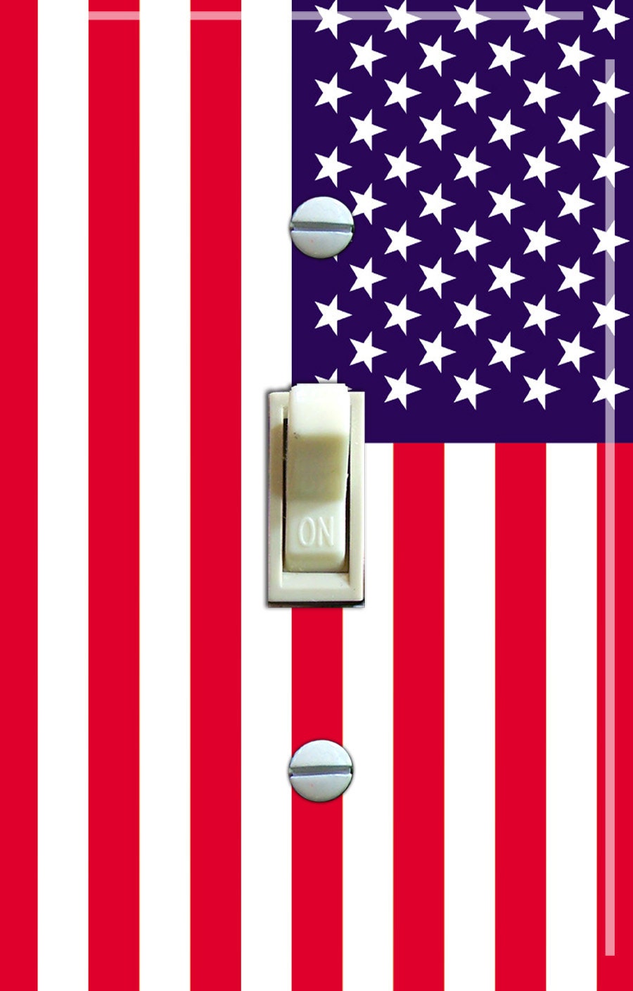 USA FLAG, Switch Plate Cover, Wall Plate, Single/double/triple, Home ...