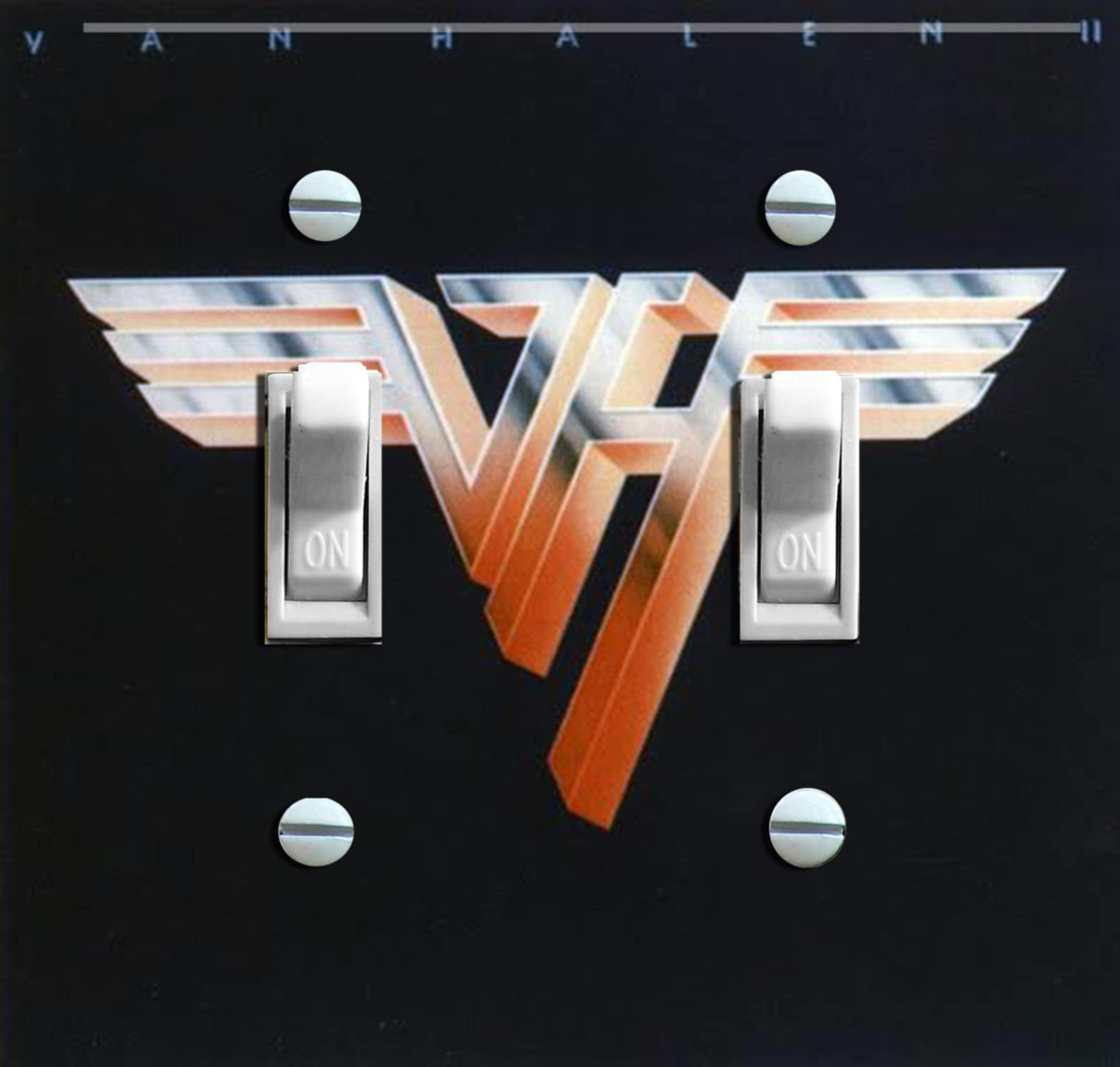 Van Halen II Album Cover, Switch Plate Cover, Wall Plate, Double, Home ...