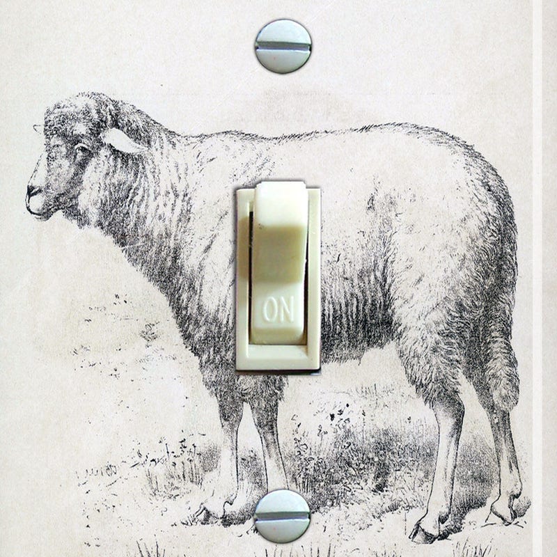 Vintage Plate Sheep - Etsy