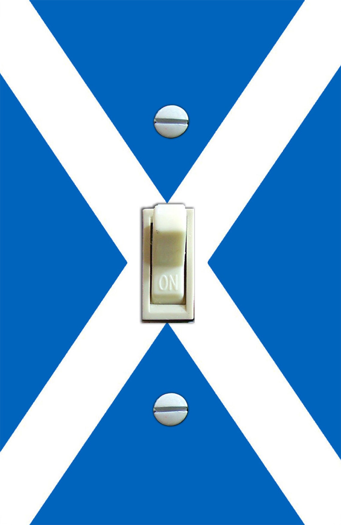 SCOTTISH FLAG, Switch Plate Cover, Wall Plate, Double, Home Decor - Etsy