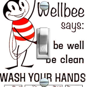 WELLBEE Vintage WPA Poster, Switch Plate Cover, Wall Plate, Home Decor ...