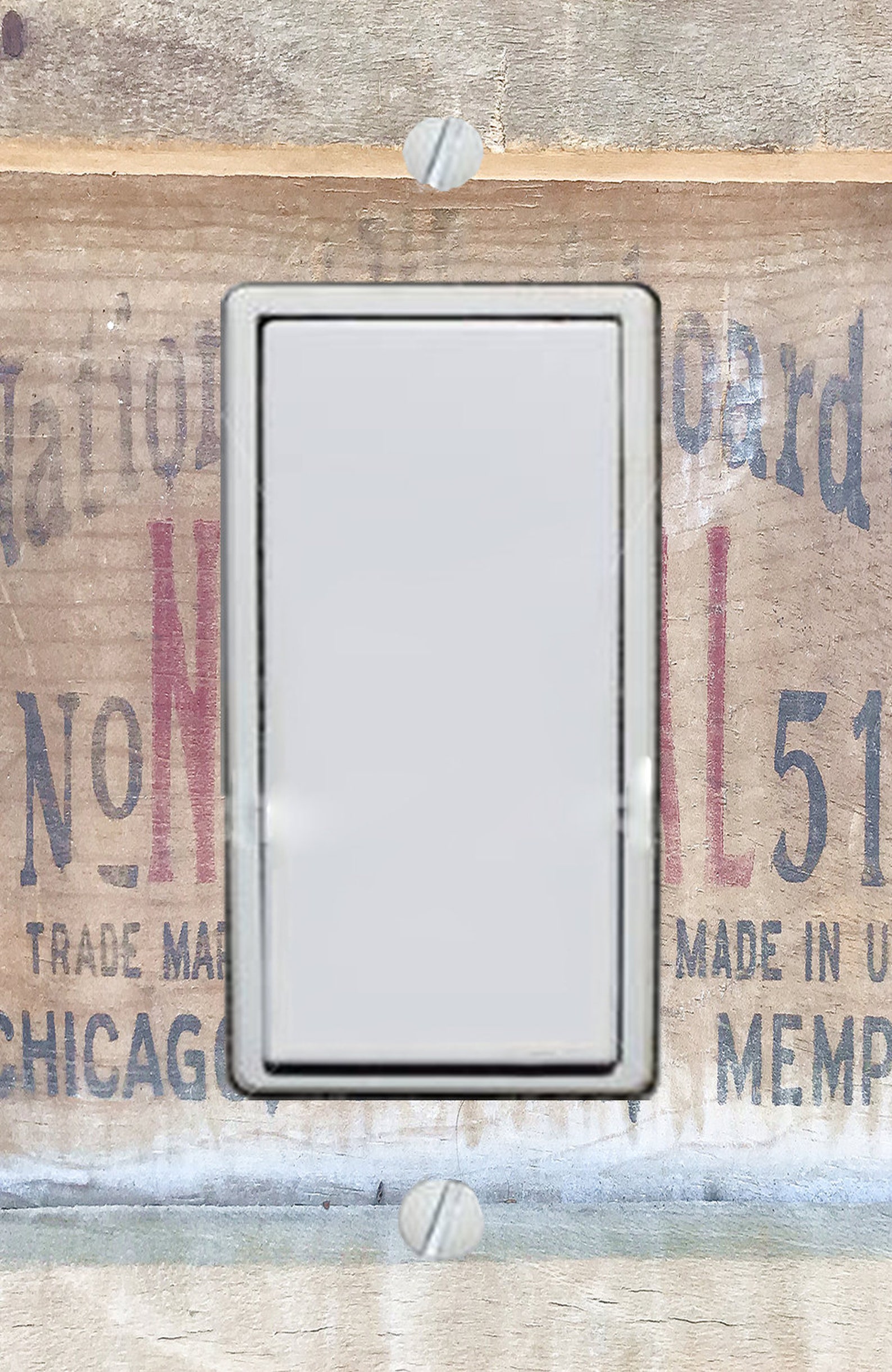 National Washboard Faux Wood Light Switch Plate, Switch Plate Cover ...