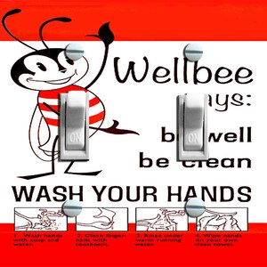 WELLBEE Vintage WPA Poster, Switch Plate Cover, Wall Plate, Home Decor ...