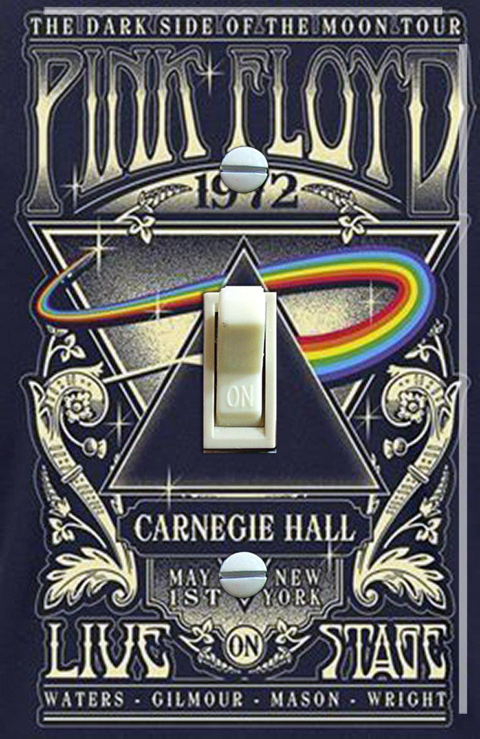 Pink Floyd 1972 Carnegie Hall Vintage Concert Poster Single | Etsy