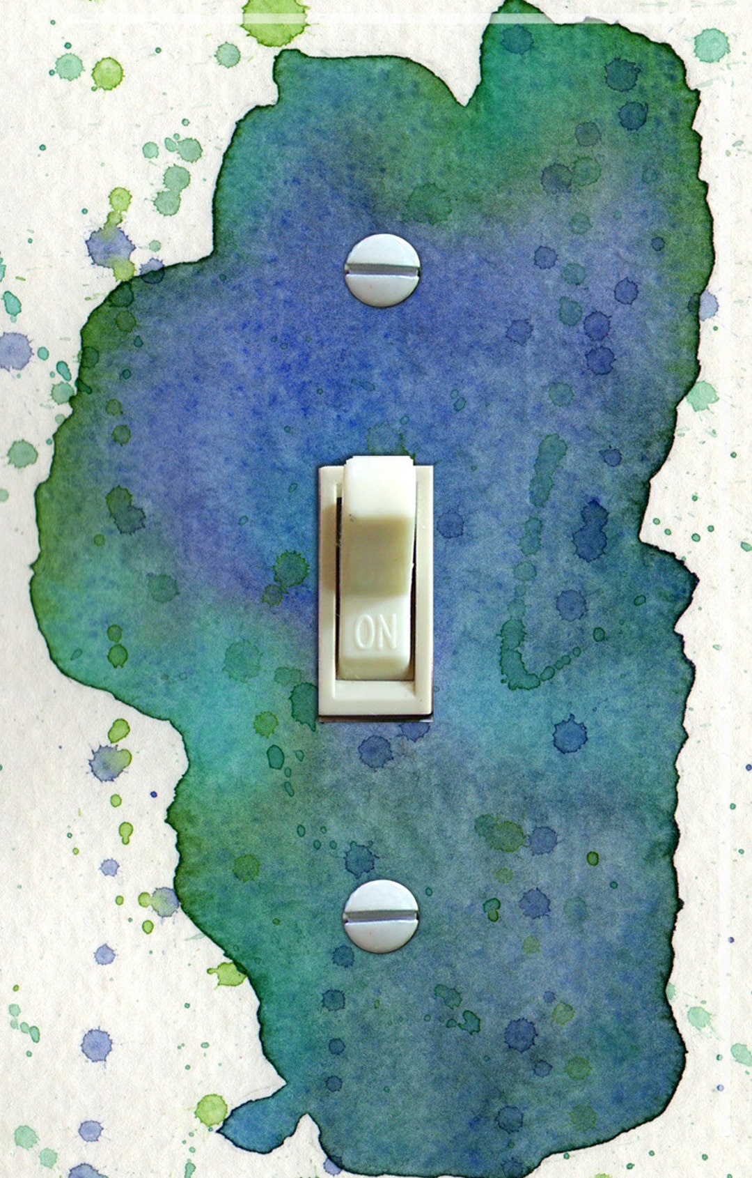 LAKE TAHOE Watercolor, Switch Plate Cover, Wall Plate, Single/double ...