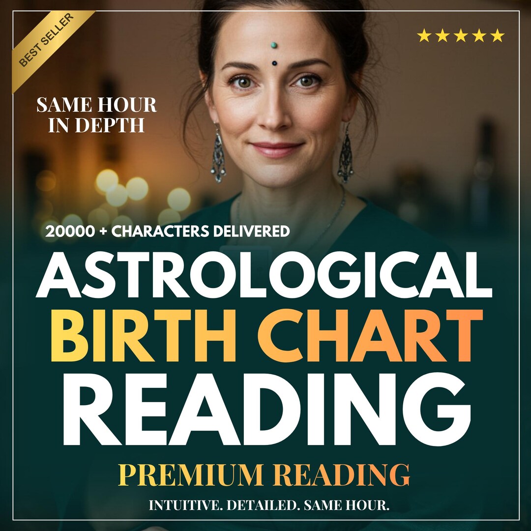 Detailed Astrological Birth Chart Reading With Psychic and Tarot ...