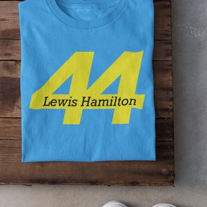 Racing Number 44 T-shirt: Motorsport Fan Apparel, Hamilton Sweatshirt ...