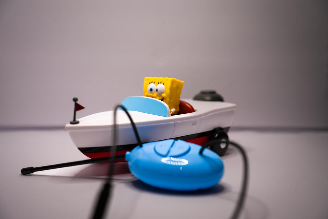 Switch-adapted RC Spongebob Boatmobile - Etsy