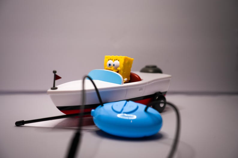 Switch-adapted RC Spongebob Boatmobile - Etsy