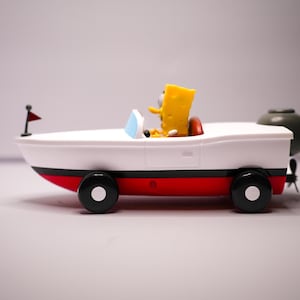 Switch-adapted RC Spongebob Boatmobile - Etsy