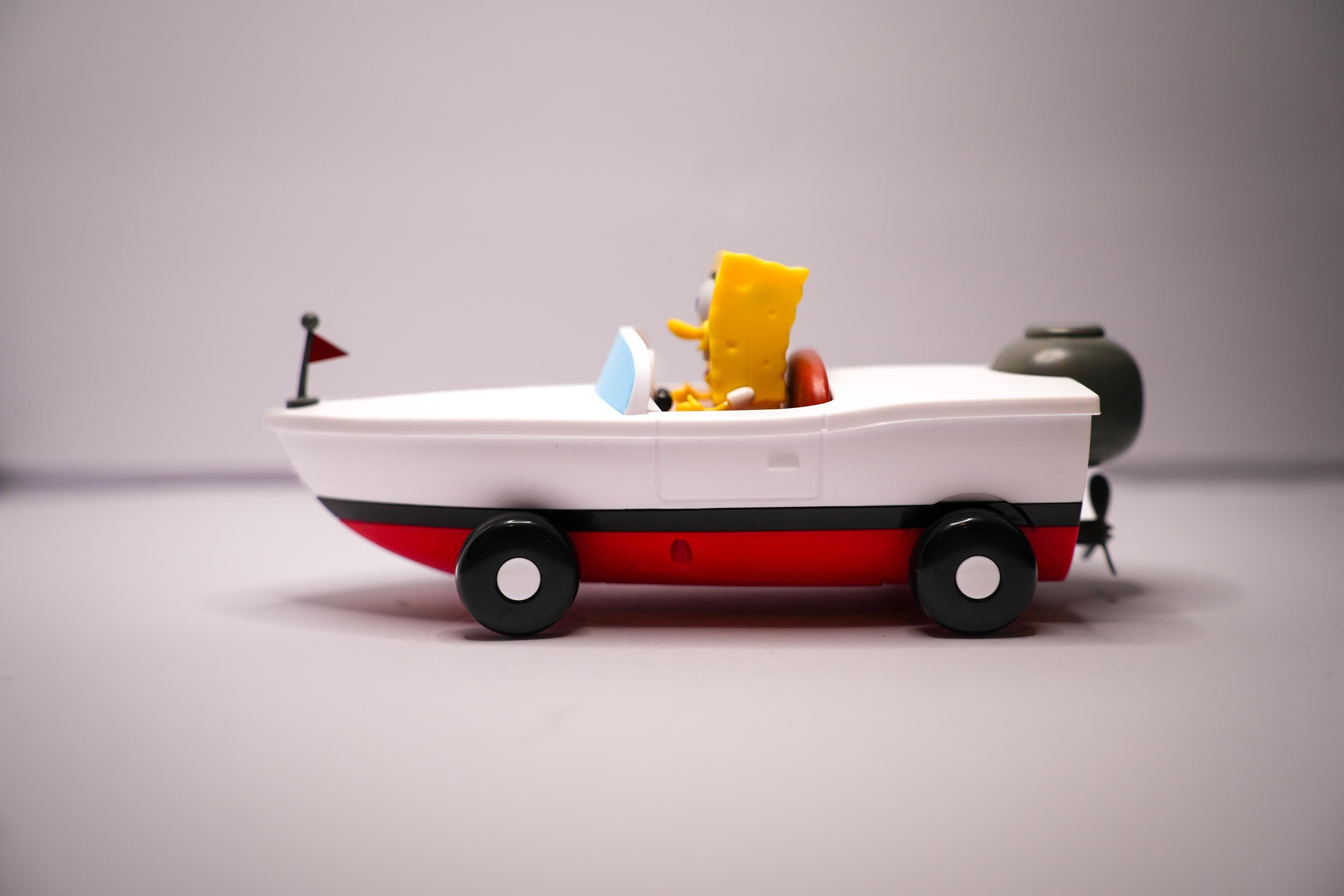 Switch-adapted RC Spongebob Boatmobile - Etsy