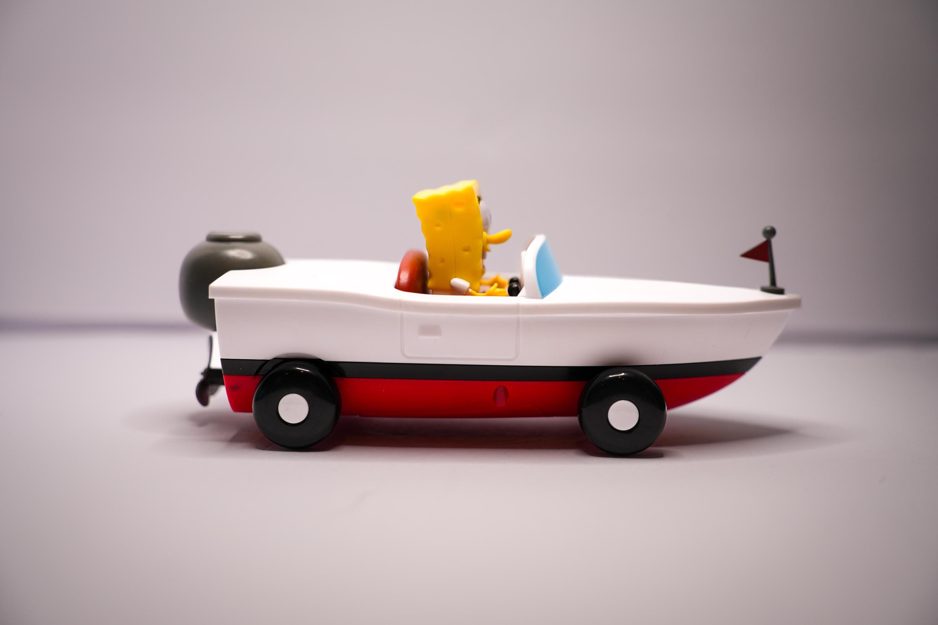 Switch-adapted RC Spongebob Boatmobile - Etsy