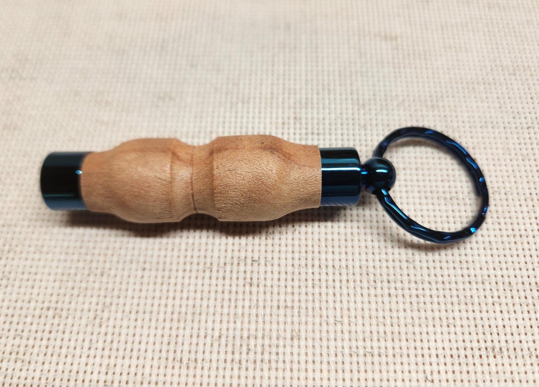 Hand Turned Needle Holder, Needle Case, Needle Storage, Key Chain ...