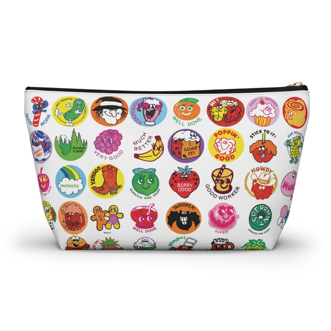 Vintage 80's Sticker Scratch N Sniff Bag Size Large Customize Color ...