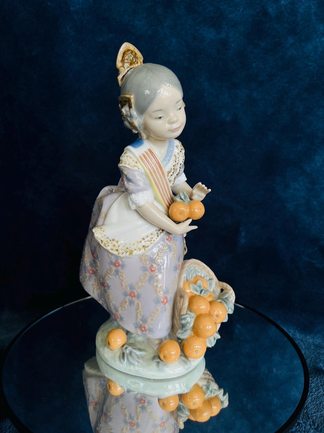 Lladro “miss Valencia” Porcelain Figurine Hand Made in Spain - Etsy