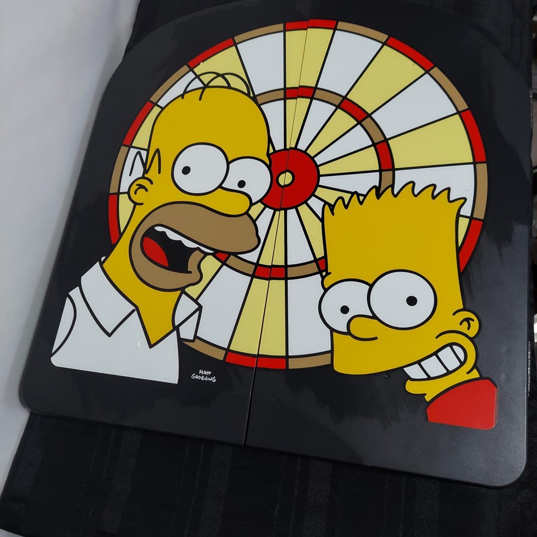 2003 the Simpsons Talking Electronic Dart Board 17" X 16" Vintage - Etsy