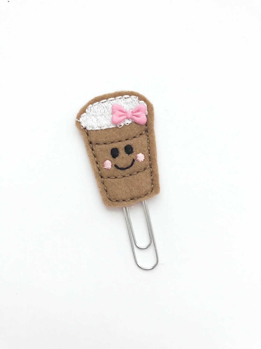 Smiley Coffee Mug Planner Clip / Organizer Clip / Paperclip / Planner ...