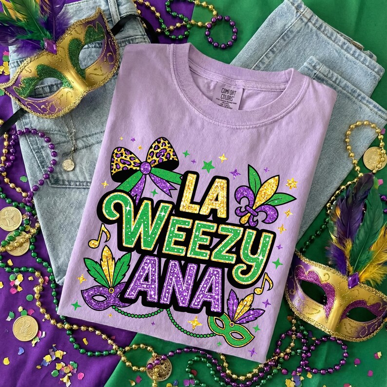 La Weezy Ana Mardi Gras Png, Laweezyana Png, Louisiana Map Design, Fat ...