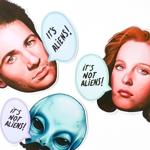 The Mars Attacks Vinyl Sticker/alien Decal/laptop | Etsy