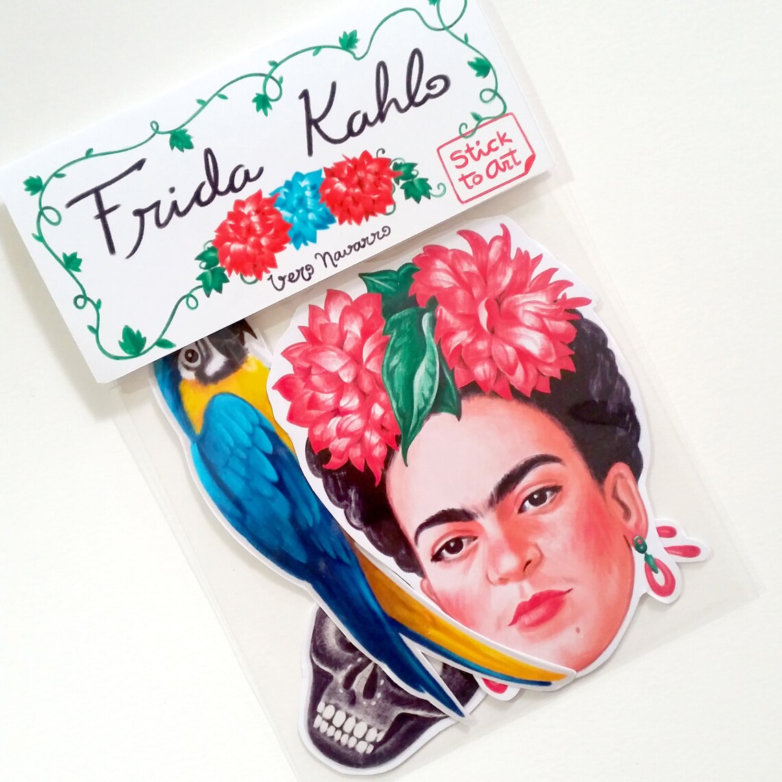 Frida Kahlo Set de 5 Pegatinas | Etsy España