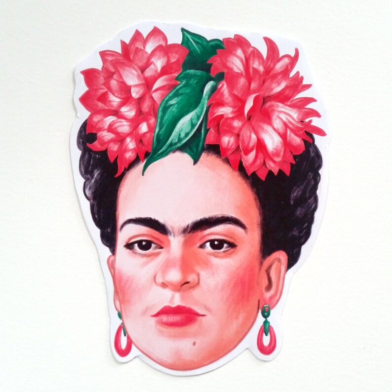 Frida Kahlo Set de 5 Pegatinas | Etsy España