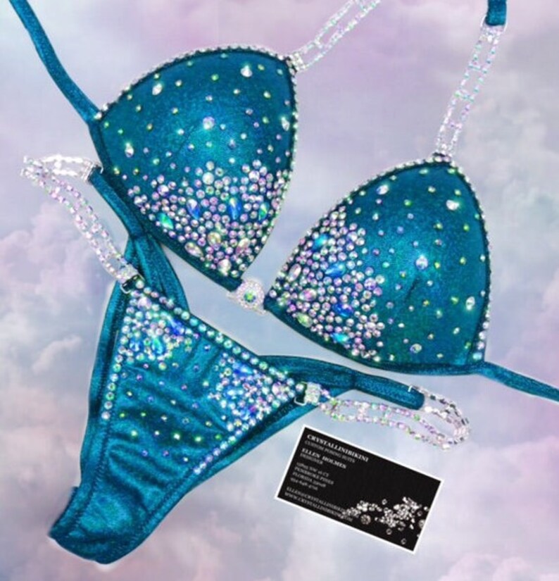 Sparkly Jewels Competition Bikini - Etsy