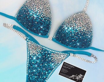 Turquoise Bikini - Etsy