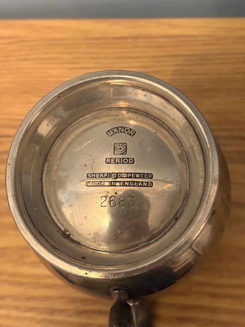 Vintage Sheffield Pewter Tankard Manor Period - Made in England - Etsy