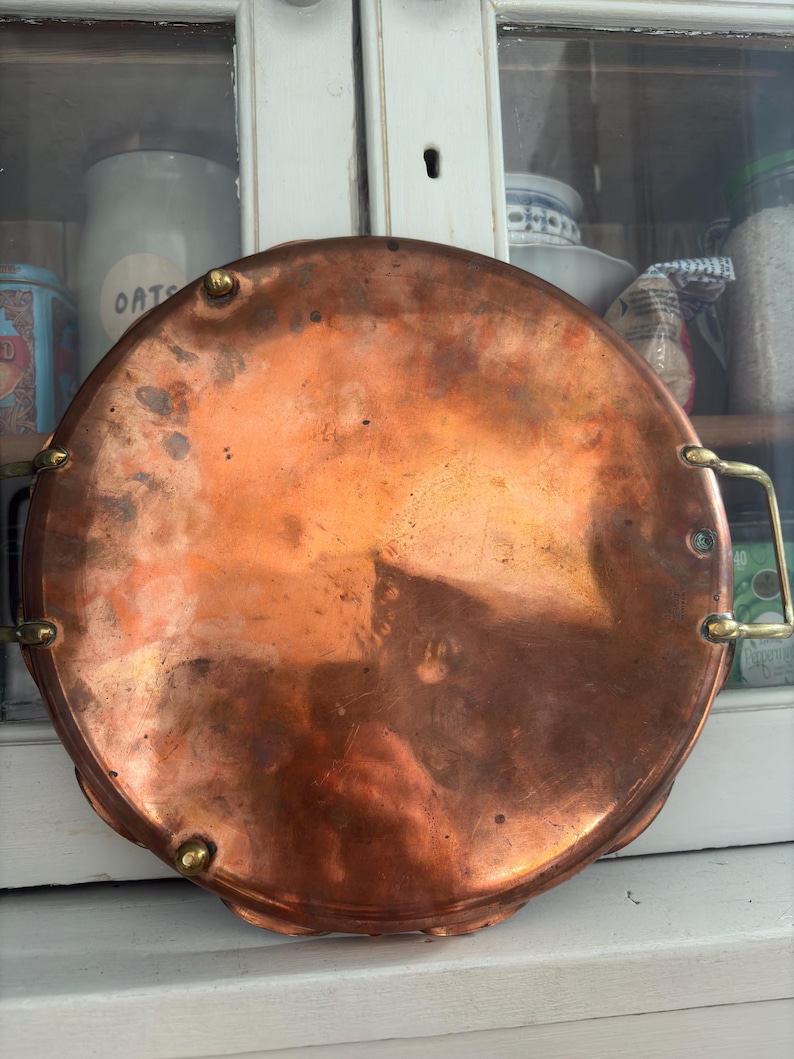 Antique Solid Copper Tray (joseph Sankey J.S and Sons) - Made in ...