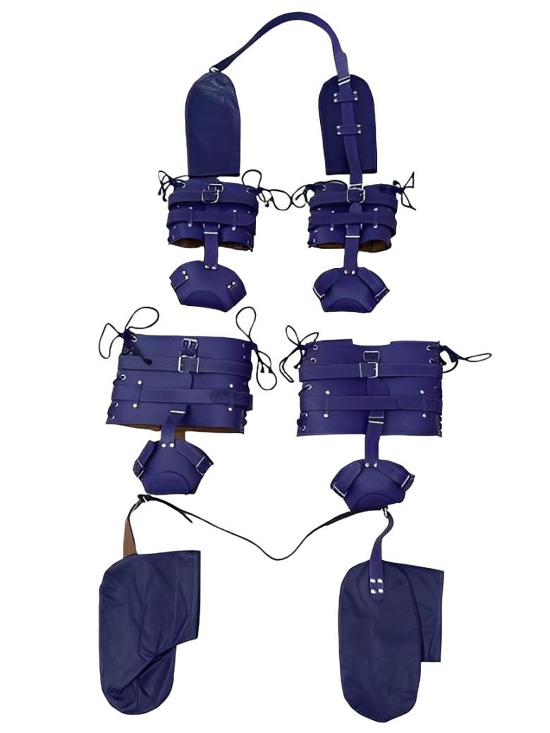 Leather Pet Crawler Harness – Handmade Adjustable Role-play Costume ...