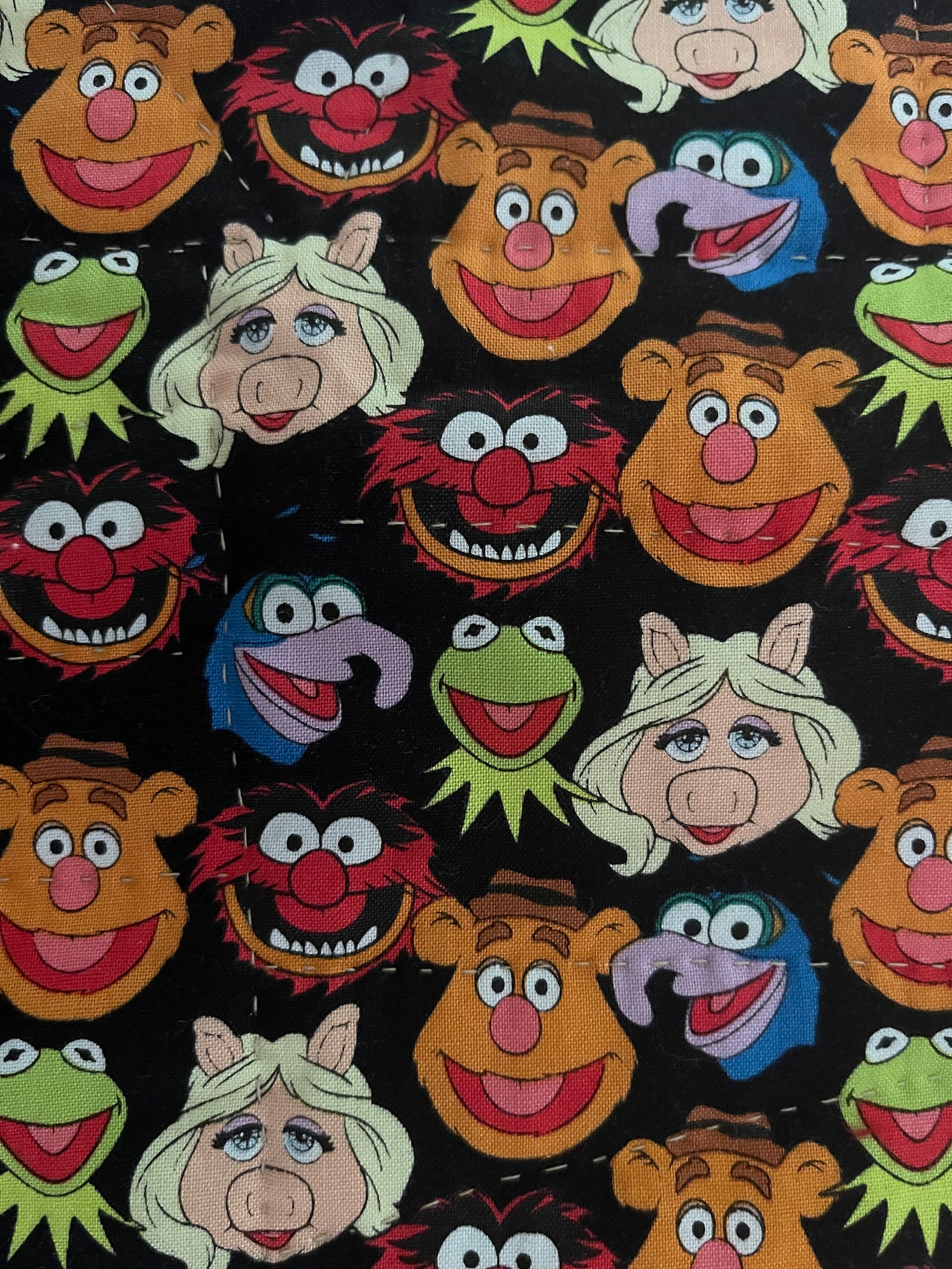 Muppets Scrap Crazy Quilt From Fabrics Used on ABC the Muppets 2015-16 ...