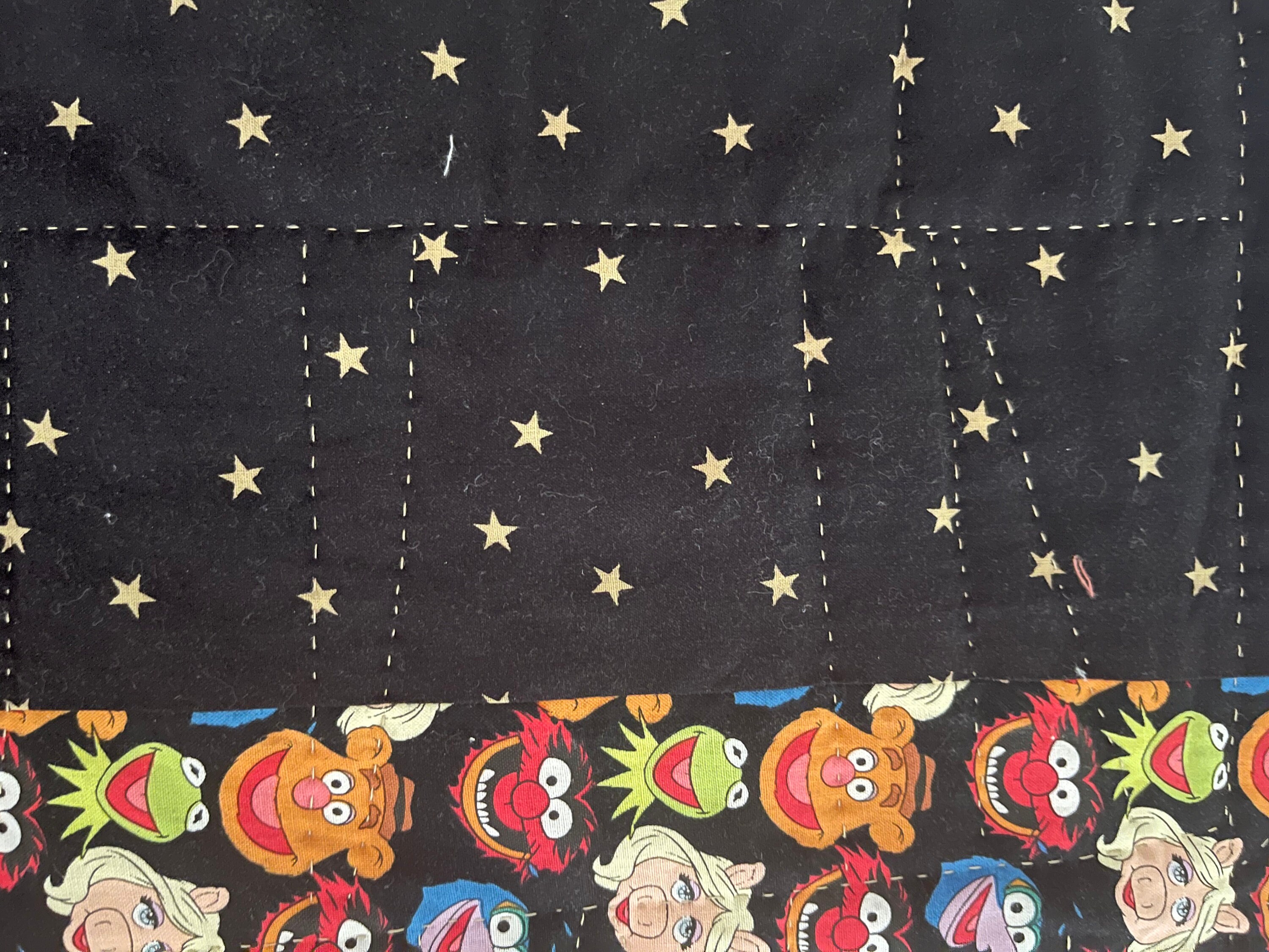 Muppets Scrap Crazy Quilt From Fabrics Used on ABC the Muppets 2015-16 ...