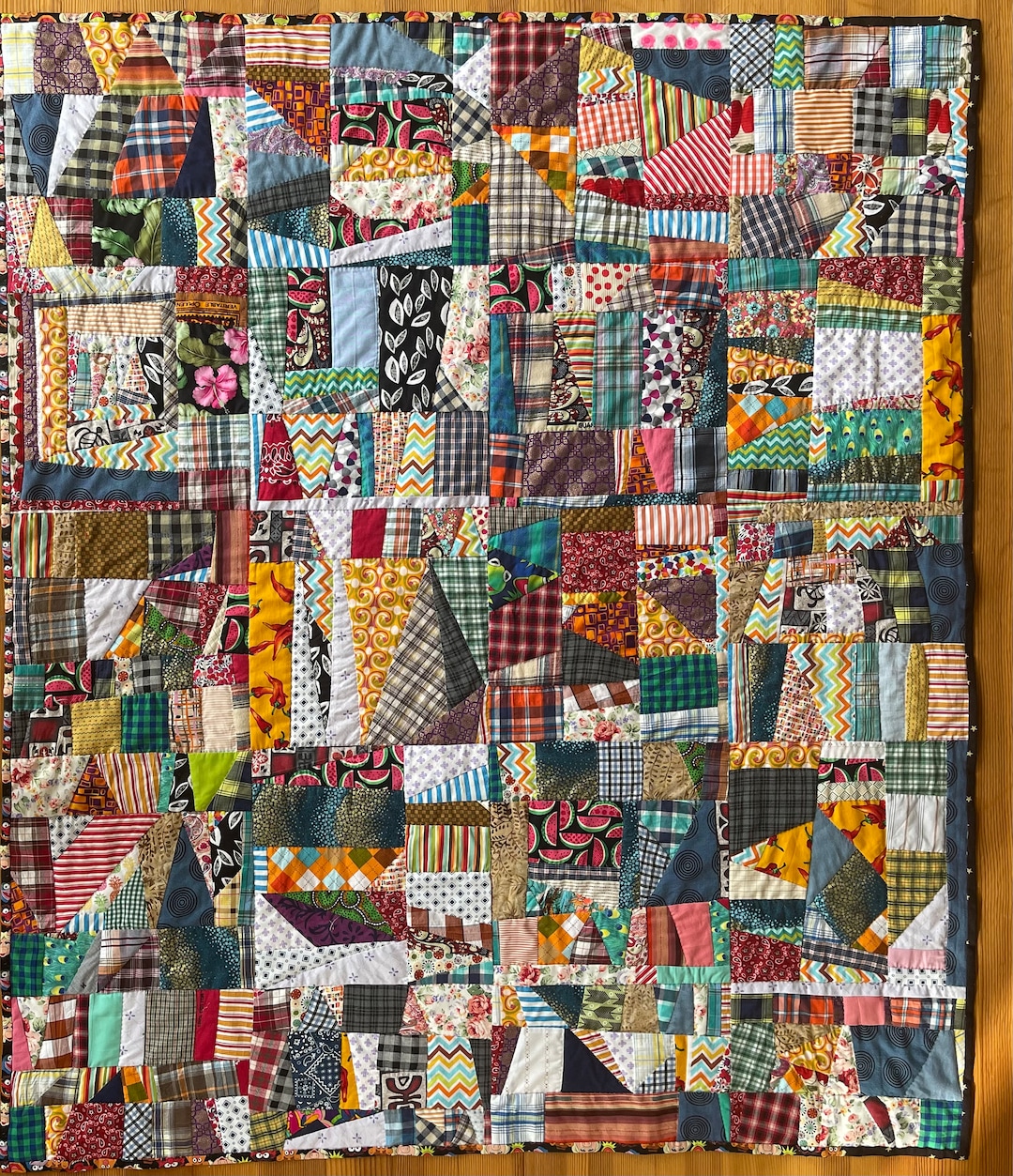 Muppets Scrap Crazy Quilt From Fabrics Used on ABC the Muppets 2015-16 ...