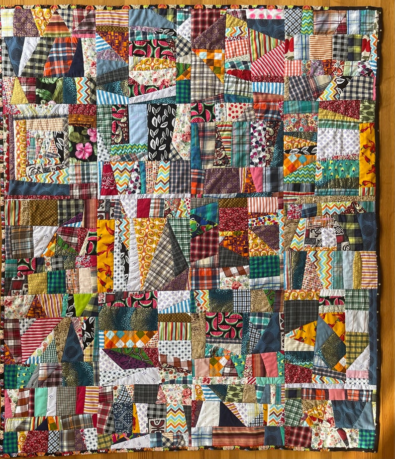 Muppets Scrap Crazy Quilt From Fabrics Used on ABC the Muppets 2015-16 ...