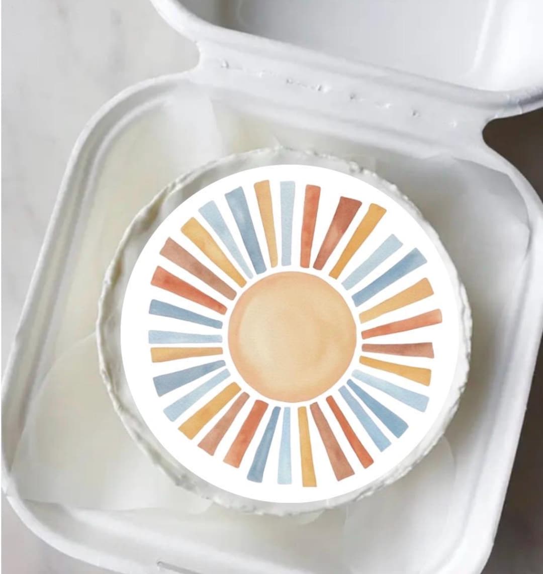 Sun Sunshine Edible Toppers for Cake, Cupcake, Oreos: Yellow and Orange ...