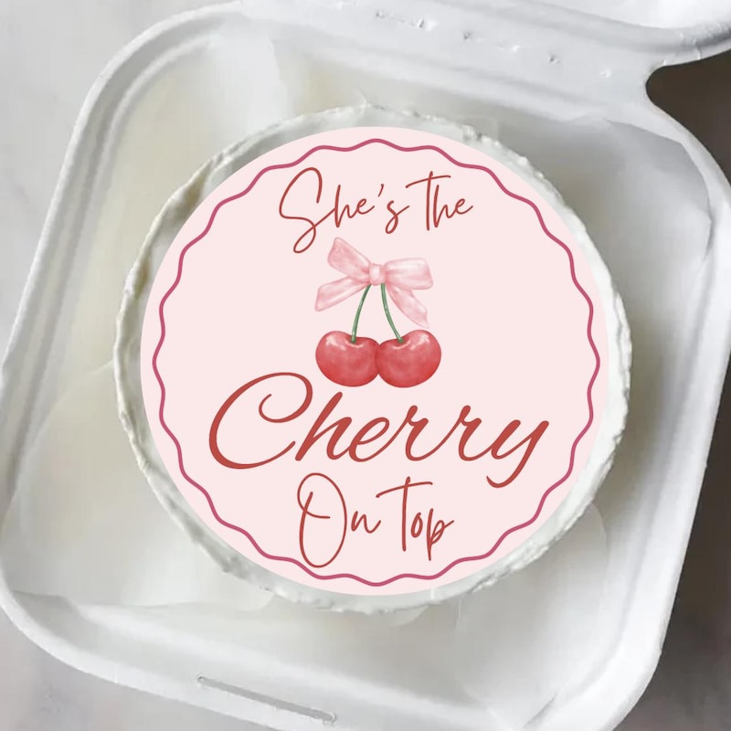 Edible Cherry Cake Toppers - Etsy