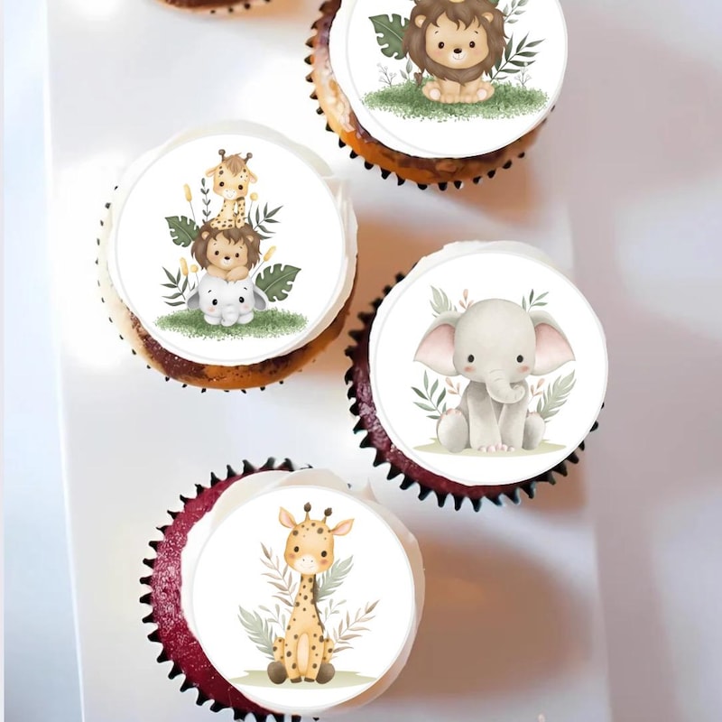 Edible Sugar Jungle Animal - Etsy