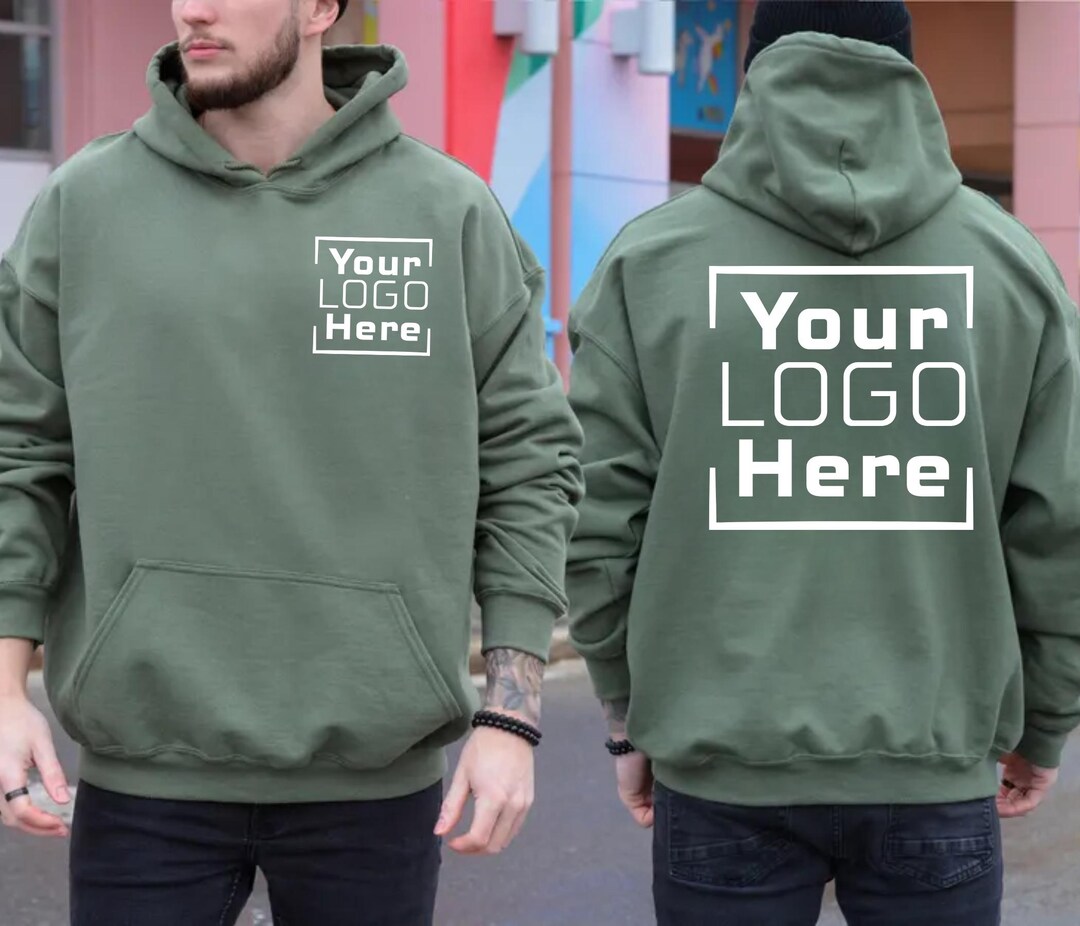 Custom Logo Sweatshirt: Business Branding, Team Apparel - Etsy