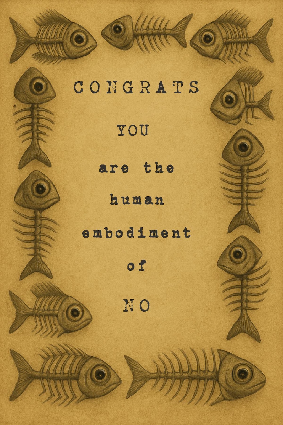Sarcastic Congratulations Greeting Card - Etsy