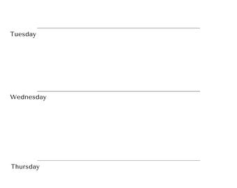 Minimalist Weekly Planner Printable | Instant Download Stay Organized ...