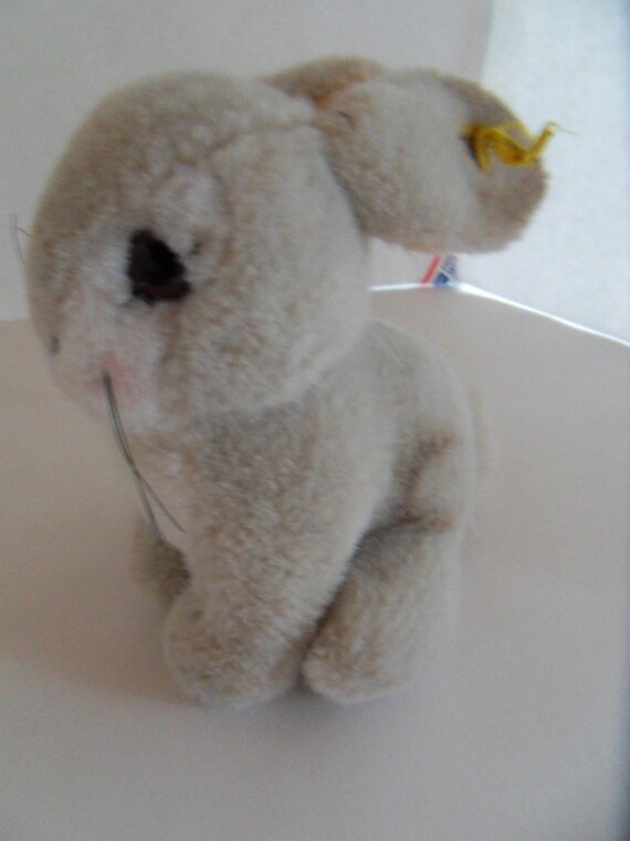 Toys & Games Steiff Hoppy Hase Rabbit Beige 081729 Button Tag Original ...