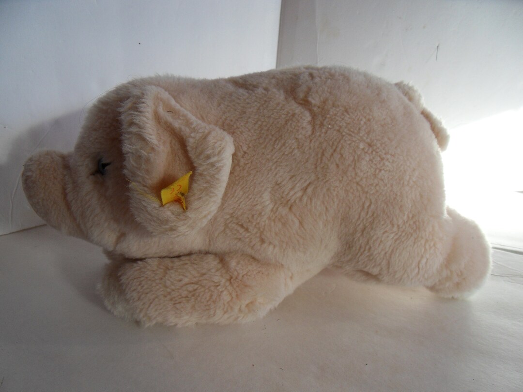 Steiff Pig Button Flag Large Made in Germany 2819 - Etsy