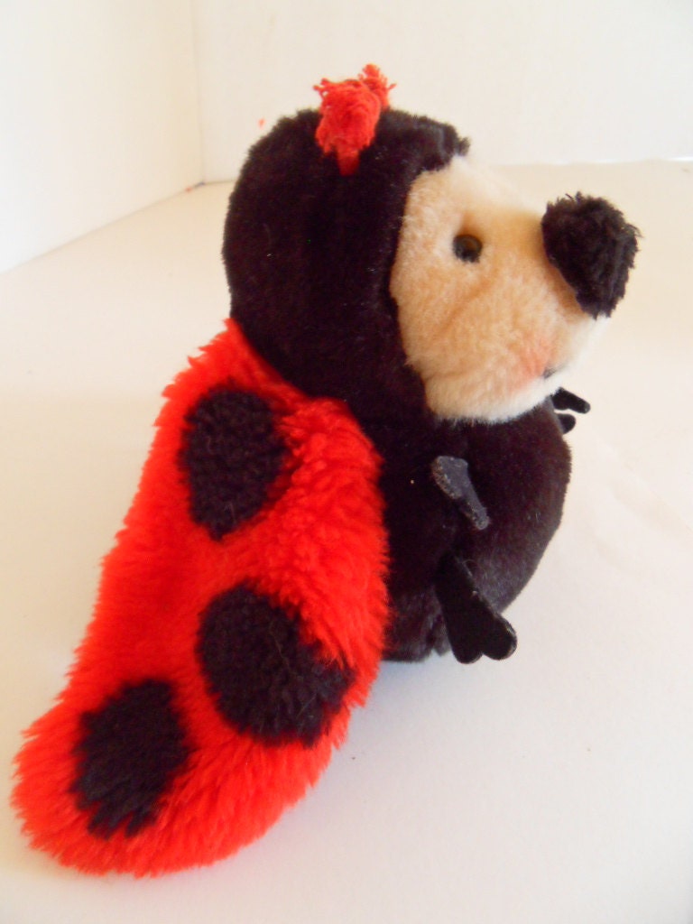 Steiff Bug Beetle Ladybug Ladybugw.button/flag | Etsy
