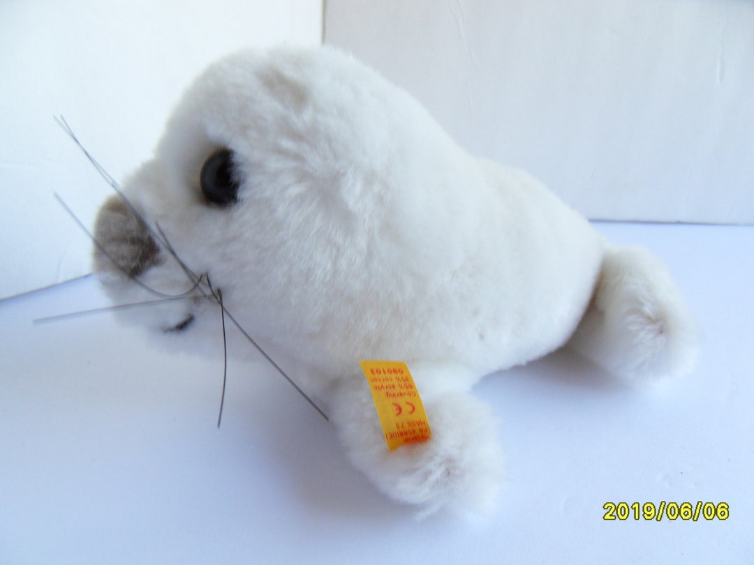 Steiff Seal Baby Seal Button Flag Made in Germany 2735 - Etsy