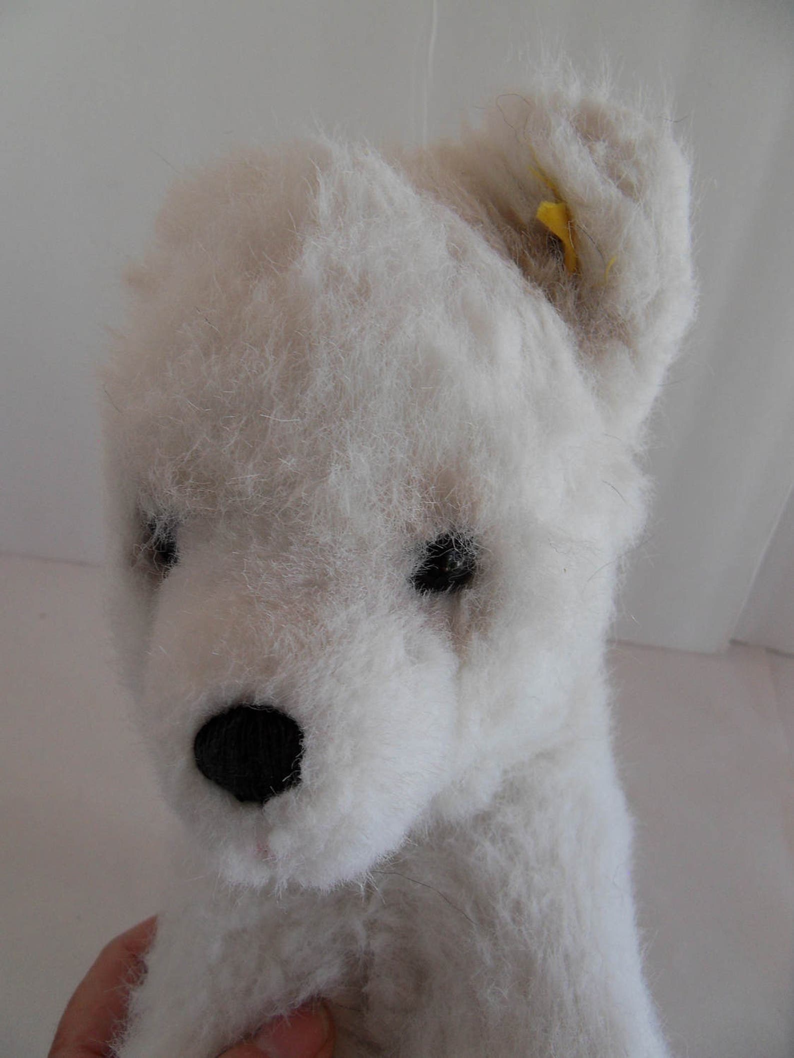 Steiff Polar Bear Large Button Flag Made in Germany 2072 - Etsy