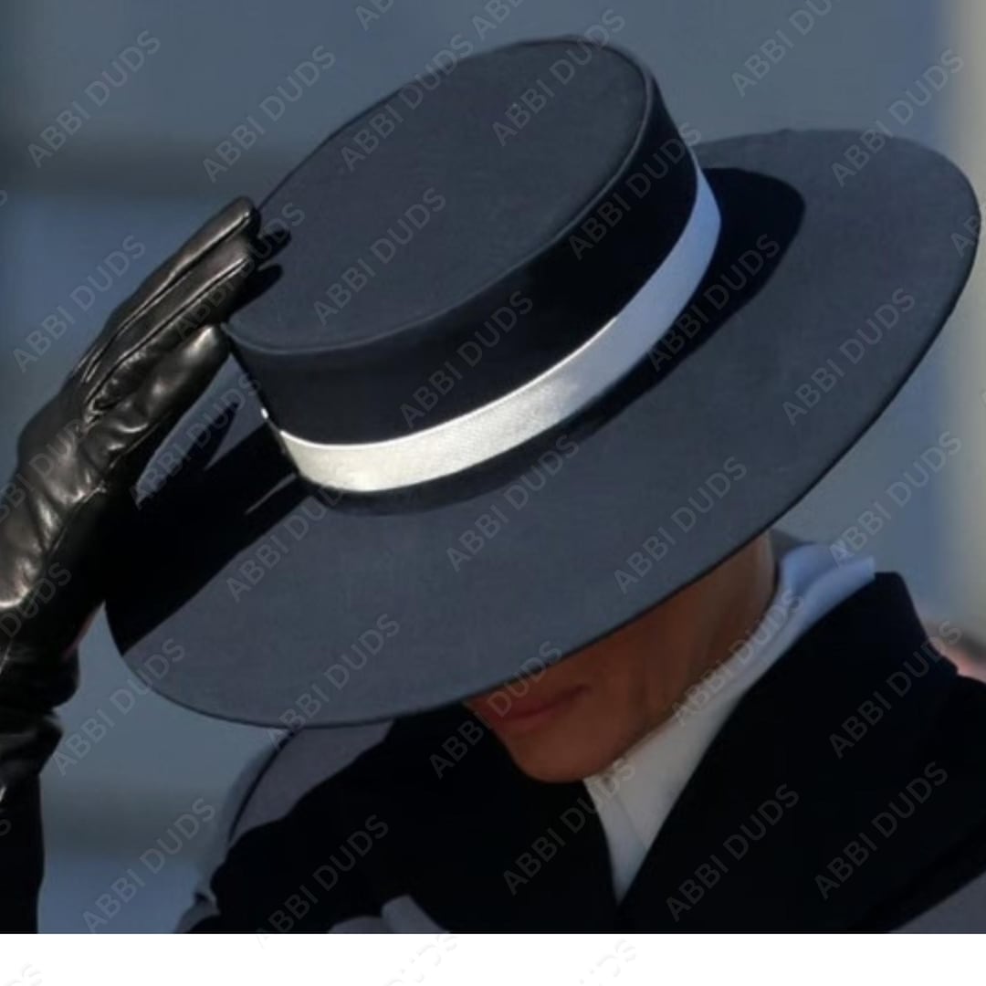 America 47th First Lady Melania Trump's Inauguration Fashion Top Hat ...