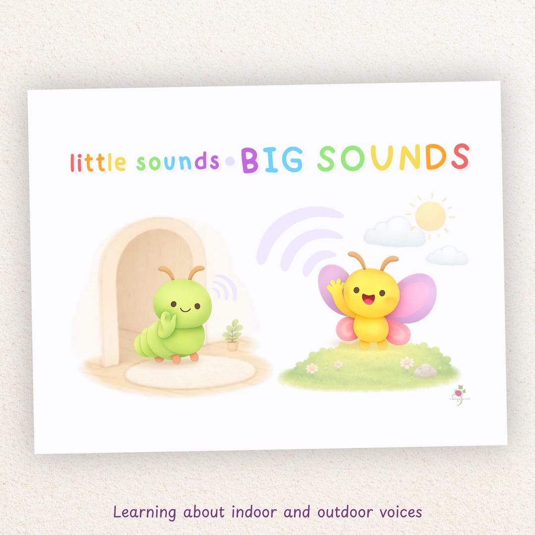 Little Sounds Big Sounds Chart • Visual Guide to Sound Volume - Etsy