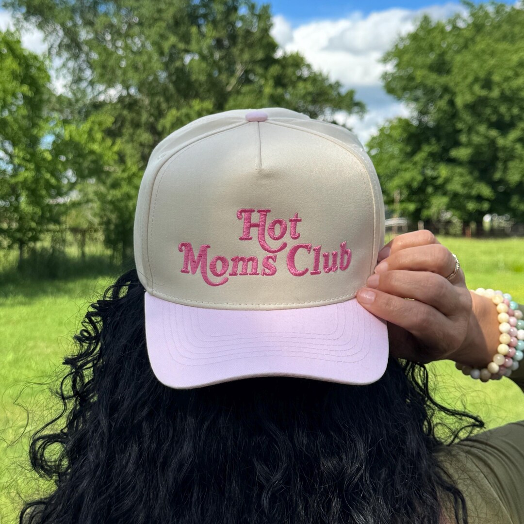 Hot Moms Club Trucker Hat – Embroidered Two-tone Mama Cap - Etsy