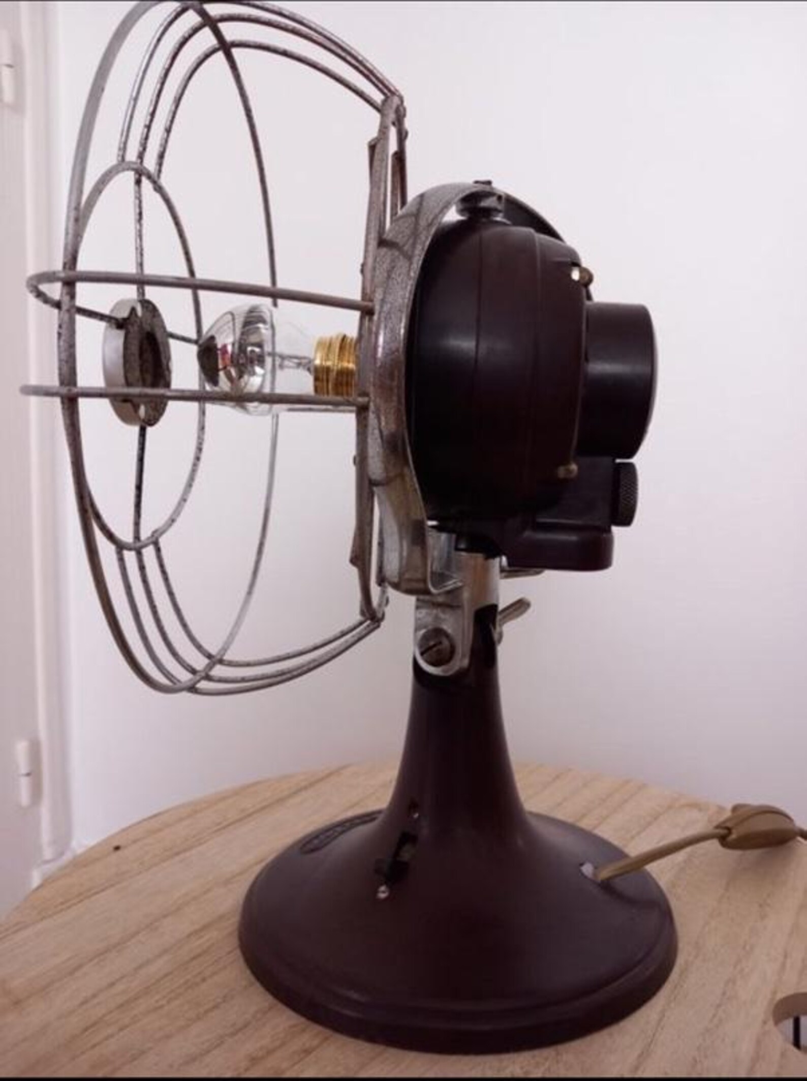 1930's Calor Fan Bakelite Table Lamp - Etsy